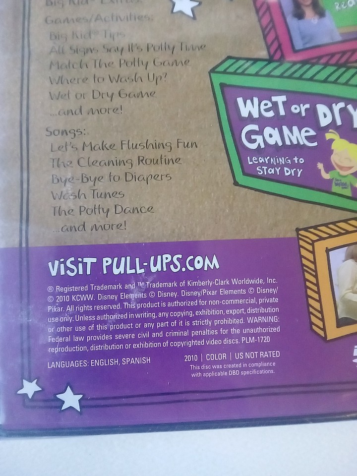 Pull-ups Big Kid Central: Potty Training Success (DVD) | eBay