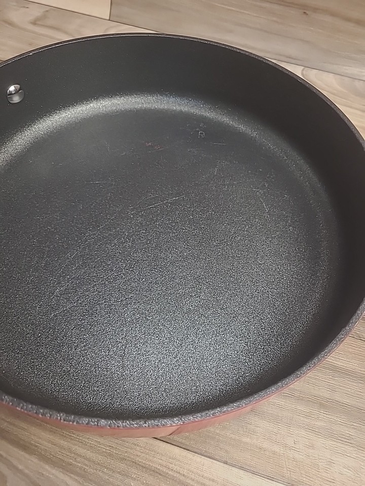 Ninja Foodi NeverStick 3-Quart 10.5" Red Fry Pan Induction Ready Sauté ...
