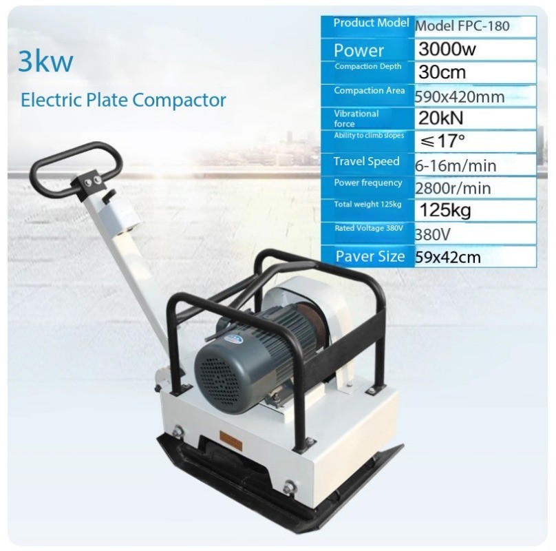 Gasoline-Powered Vibratory Plate Compactor Backfill Vibratory Plate ...