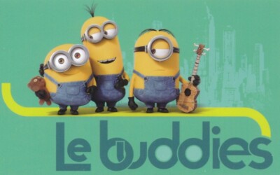 MINIONS THE MOVIE DOG TAG SINGLE STICKER CARD #22 FROM 2015 | eBay