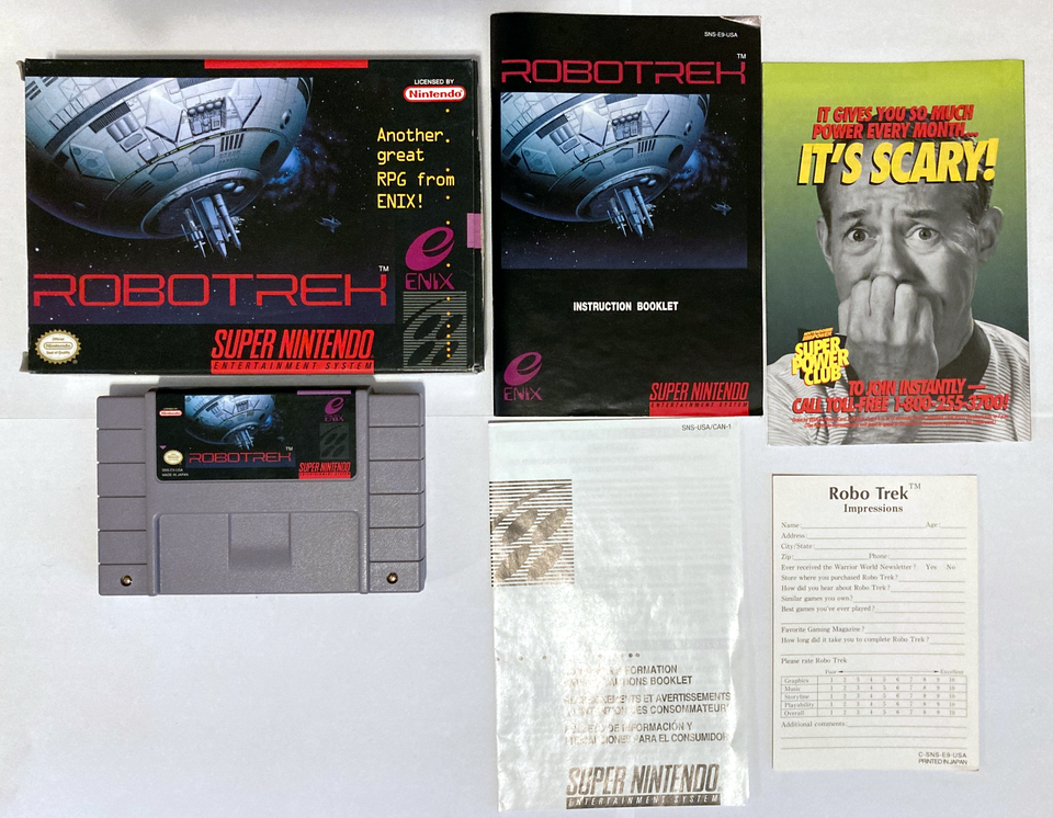 Robotrek - Super Nintendo Entertainment System - 1994 - Complete ...