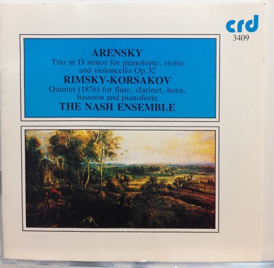 Arensky, Rimsky, Korsakov, The Nash Ensemble (CD 1983 CDR) *Rare* *Very ...