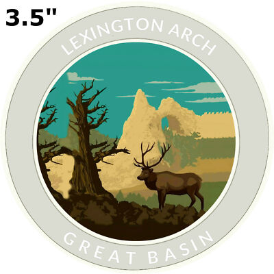 Great Basin Lexington Arch Park 3.5" - Car Truck Window Bumper Sticker ...