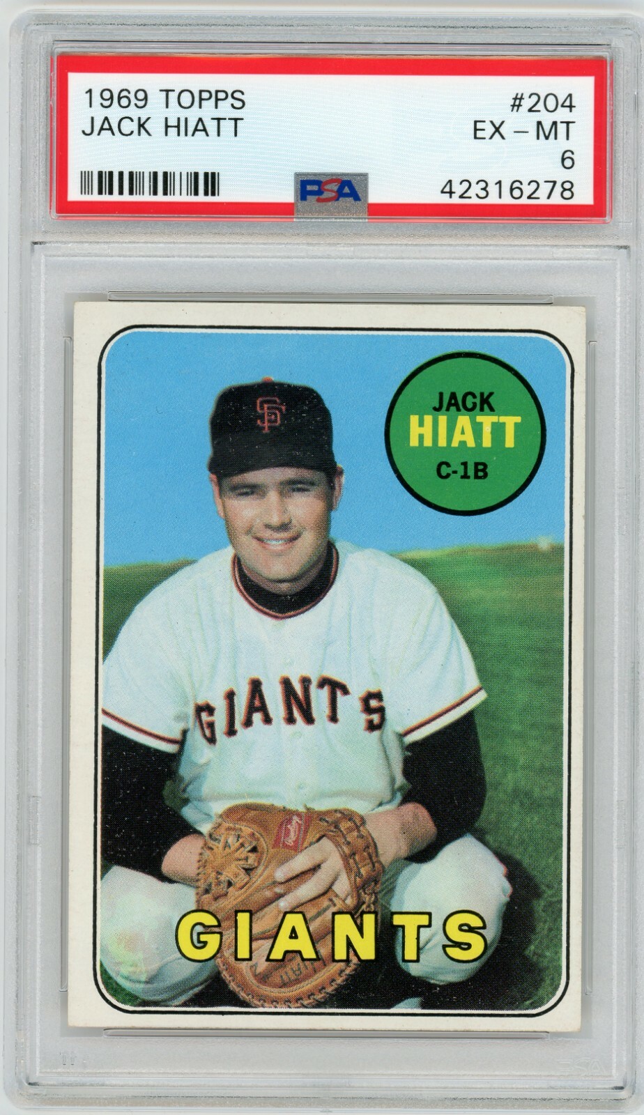 1969 Topps - #204 Jack Hiatt for sale online | eBay