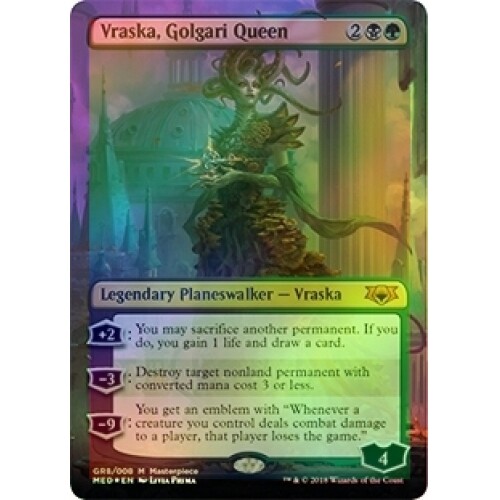 FOIL VRASKA, GOLGARI QUEEN Masterpiece Series: Mythic Edition ...