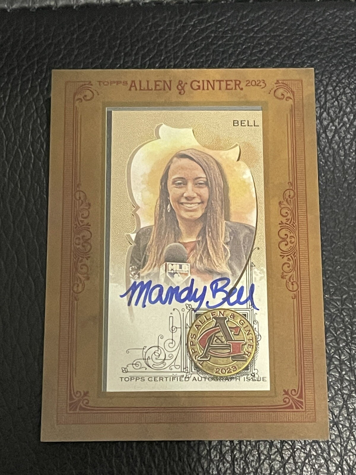 Mandy Bell 2023 Topps Allen & Ginter Mini Framed Auto MA-MBE MLB ...