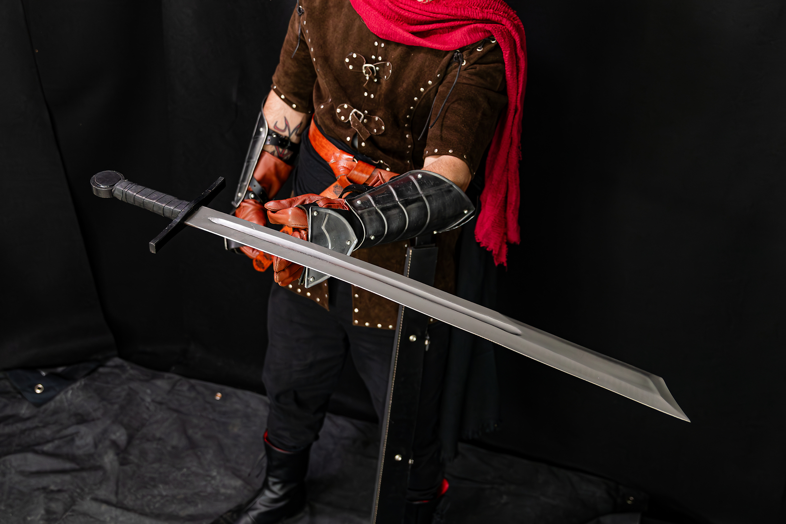 The Last Crusade Medieval Falchion Sword Hand Forged Functional Replica ...