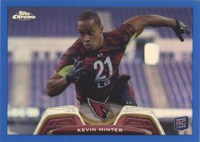 2013 Topps Chrome - Kevin Minter #206 Blue Border Refractor /199 (RC ...