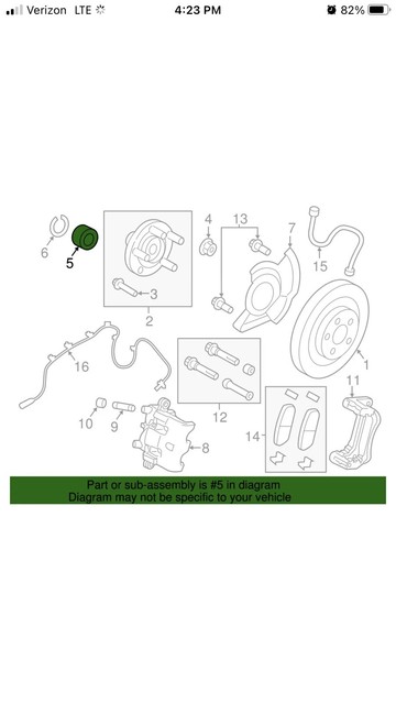 Ford BT4Z1215A Genuine OEM Front Wheel Bearing for sale online | eBay