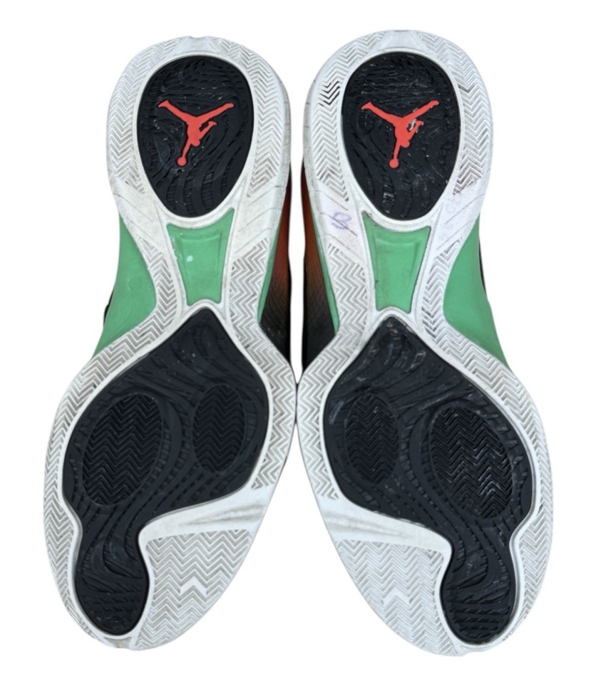 Nike Air Jordan CP3 VIII 8 #684855-035 Black Green Orange Sneaker Shoes ...