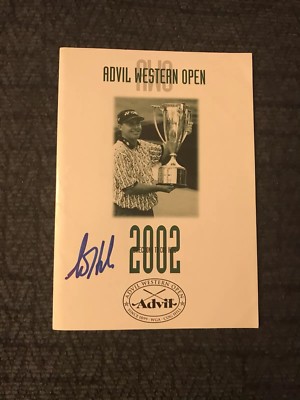 Scott Hoch Signed Pamphlet Autographed Guide Golf Western Open Winner ...