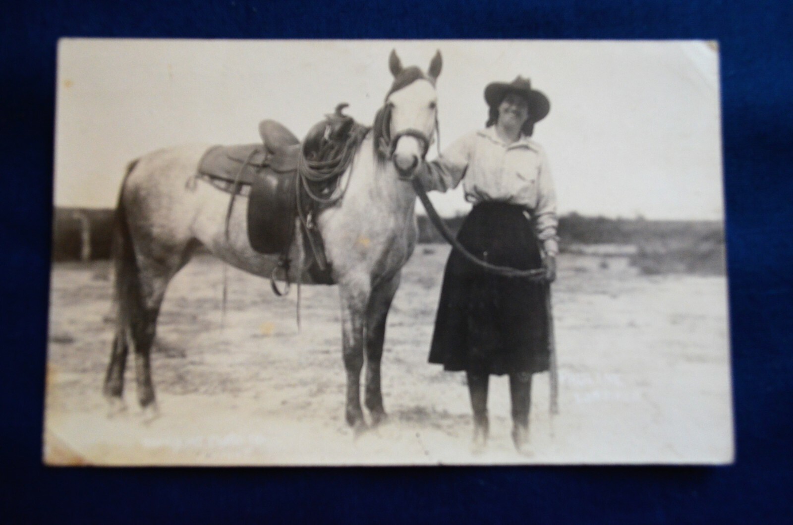 1922 Real Photo Post Card of Lady Rancher in Colorado | eBay