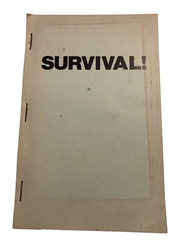 Survival Training Edition AF Manual 64-3 Department of the Air Force ...