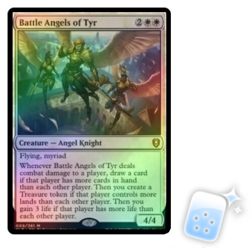 FOIL BATTLE ANGELS OF TYR Commander Legends: Battle For Baldur's Gate ...