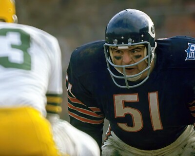 Dick Butkus #51 Chicago Bears NFL 8"X10" Glossy Photo Print 6-QBK | eBay
