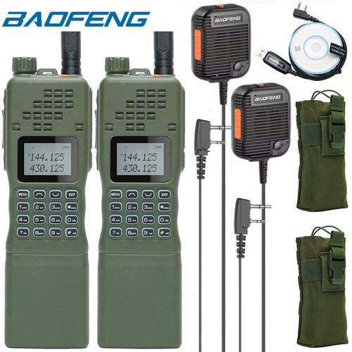 Baofeng Ar-152 15w Vhf Uhf Rechargeable Walkie Talkie Tactical Two Way ...