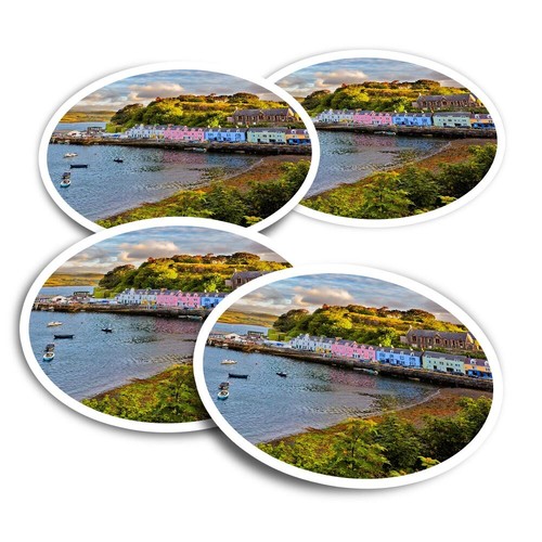 4x Vinyl Stickers Portree Isle of Skye Scotland #51764 | eBay UK