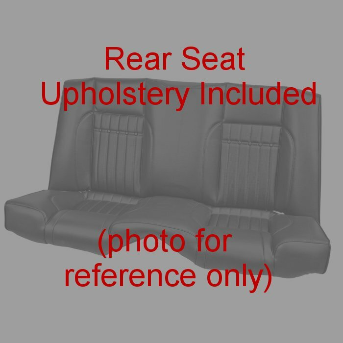 1973 VW Volkswagen Bug Super Beetle Sedan Seat Upholstery Black ...
