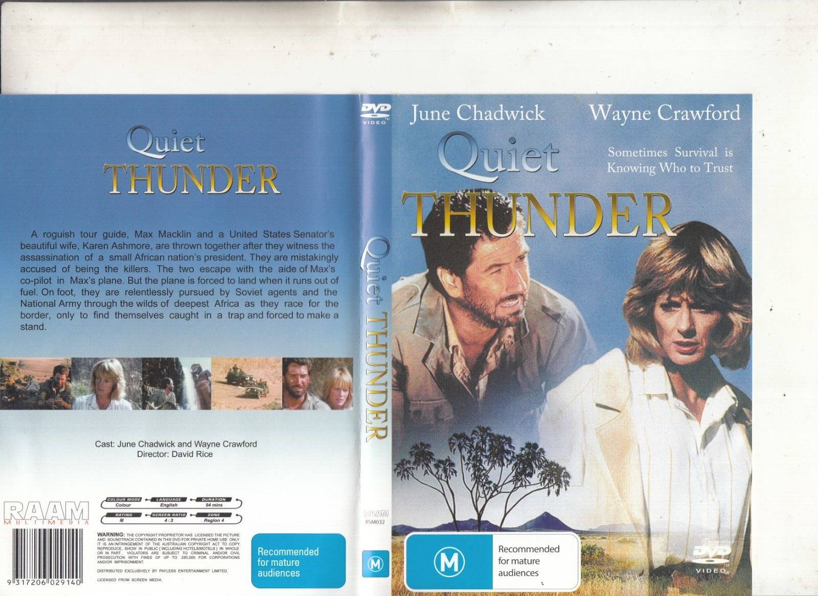 Quiet Thunder-1988-[June Chadwick]-Gibraltar Entertainment-lot2-Movie GE-DVD | eBay