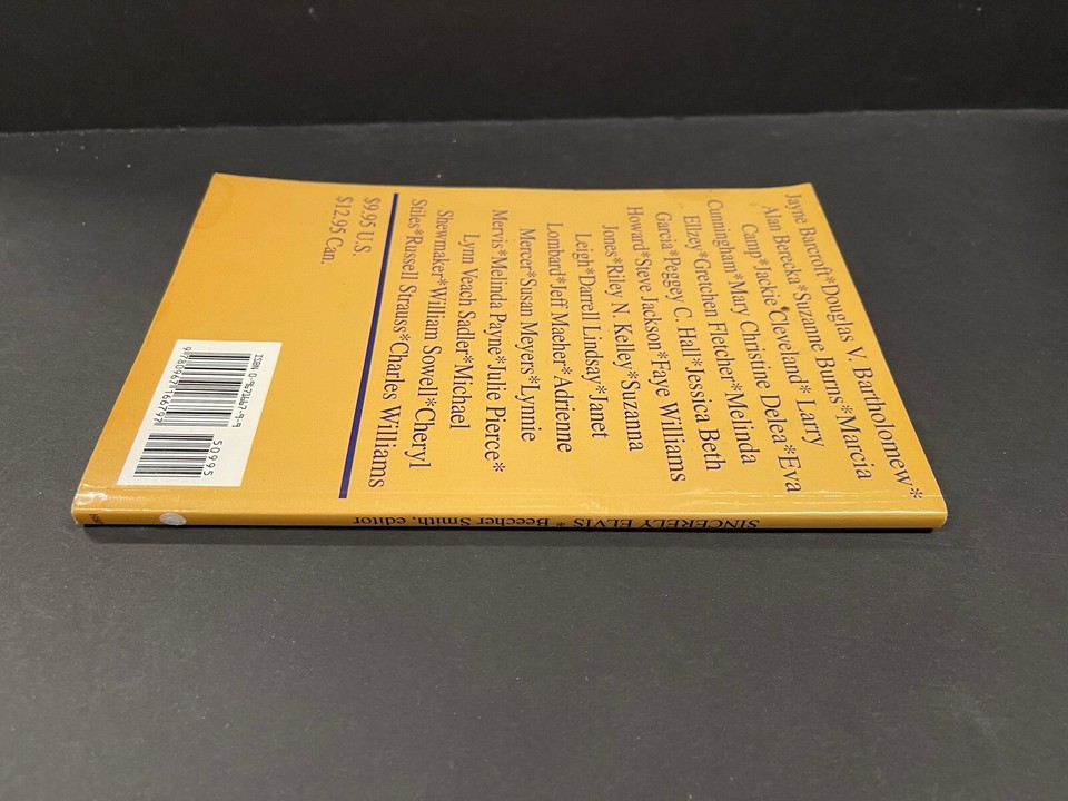 Sincerely Elvis Anthology Original Poems Elvis Aaron Presley Beecher ...