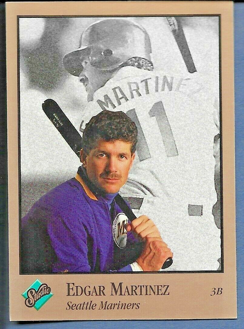 Edgar Martinez Seattle Mariners 1992 Leaf Studio Baseball Card #235 | eBay