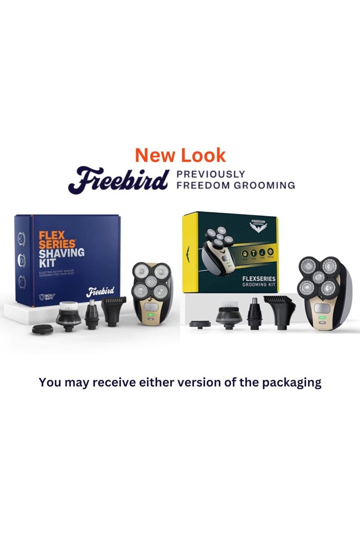 The FlexSeries Electric Head Hair Shaver - Freebird - Rechargeable Wet ...