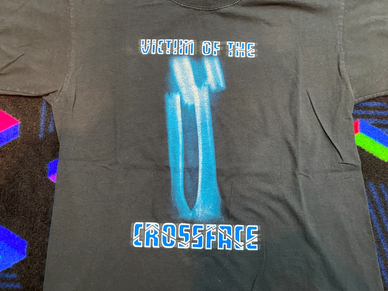 Chris Benoit Victim Of The Crossface Vintage WWF T-Sh… - Gem