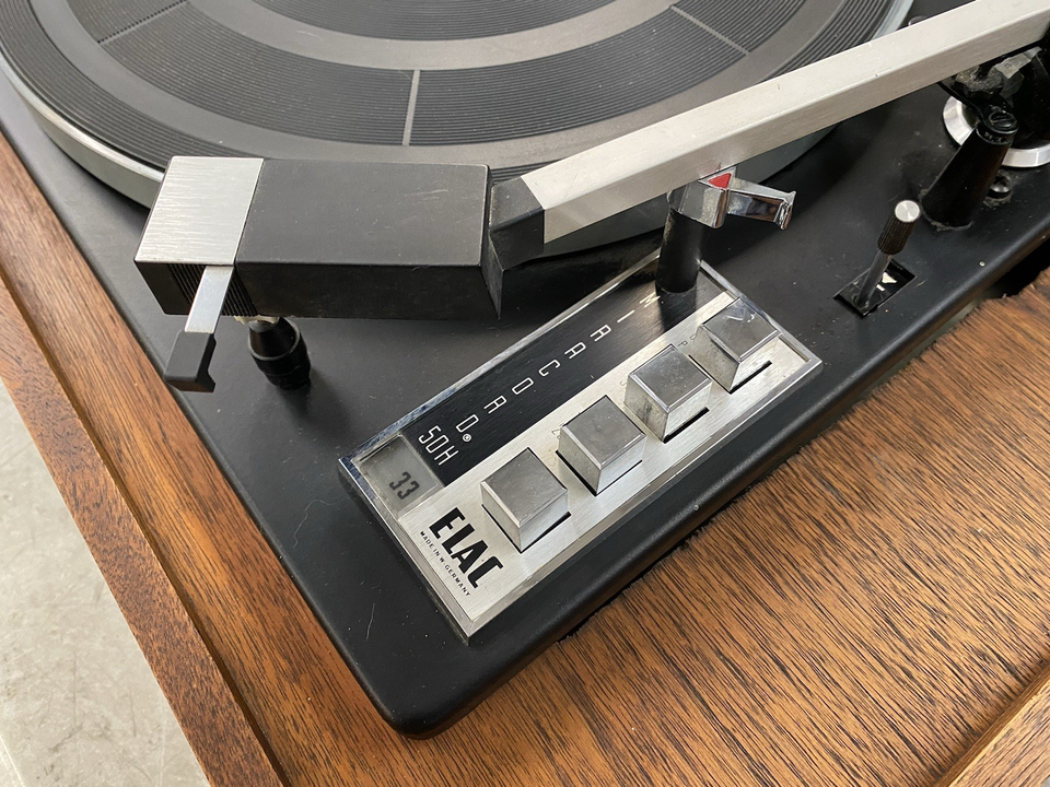 Vintage Elac Benjamin Miracord Turntable Model 50H - SHOWN WORKING ...