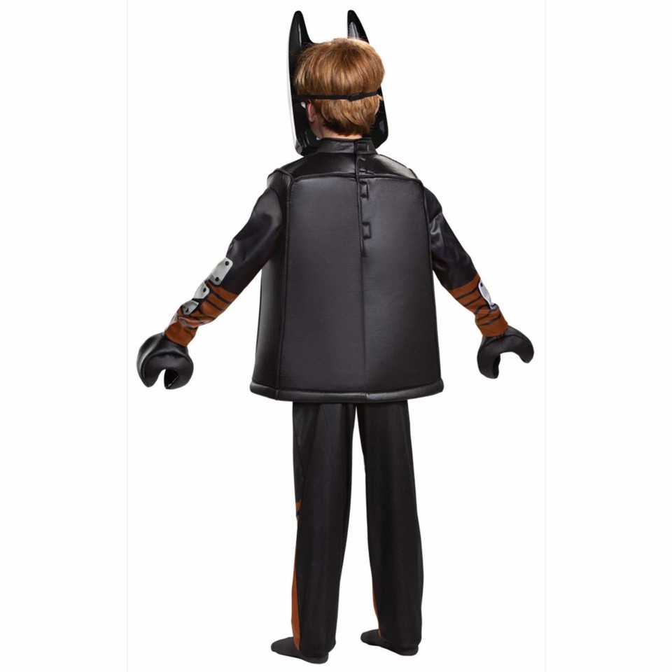 Batman Deluxe Lego Movie 2 Minifigure DC Superhero Child Boys Costume ...