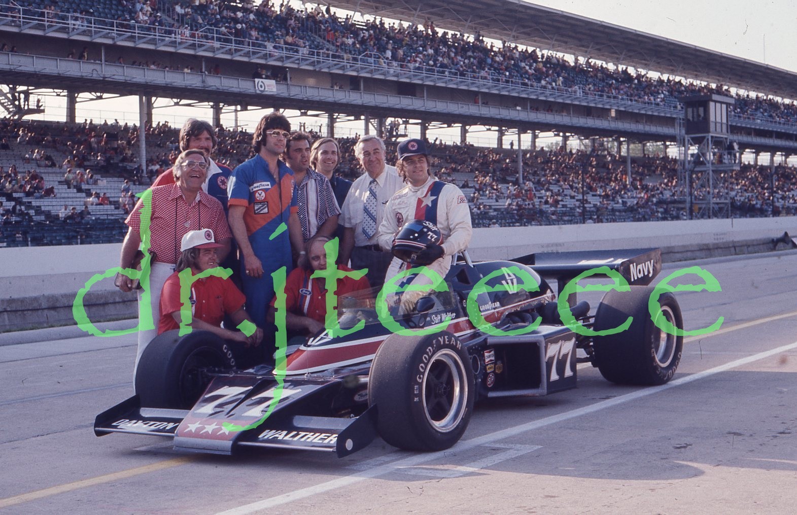 1977 INDY 500 Salt Walther NAVY McLAREN - 35mm Racing Slide | eBay