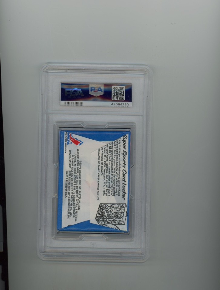 1977 Topps Hockey Wax Pack PSA 8 in 1976 wrapper Free Shipping | eBay