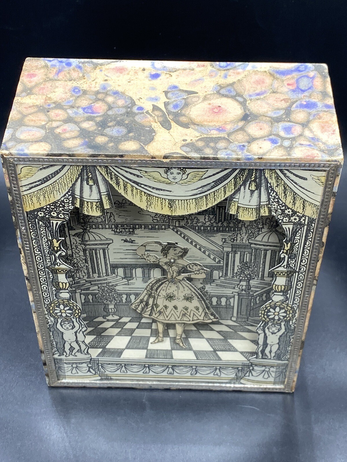 Automata Music Box Columbine Lady Dancer Petit Theatre Boutique ...