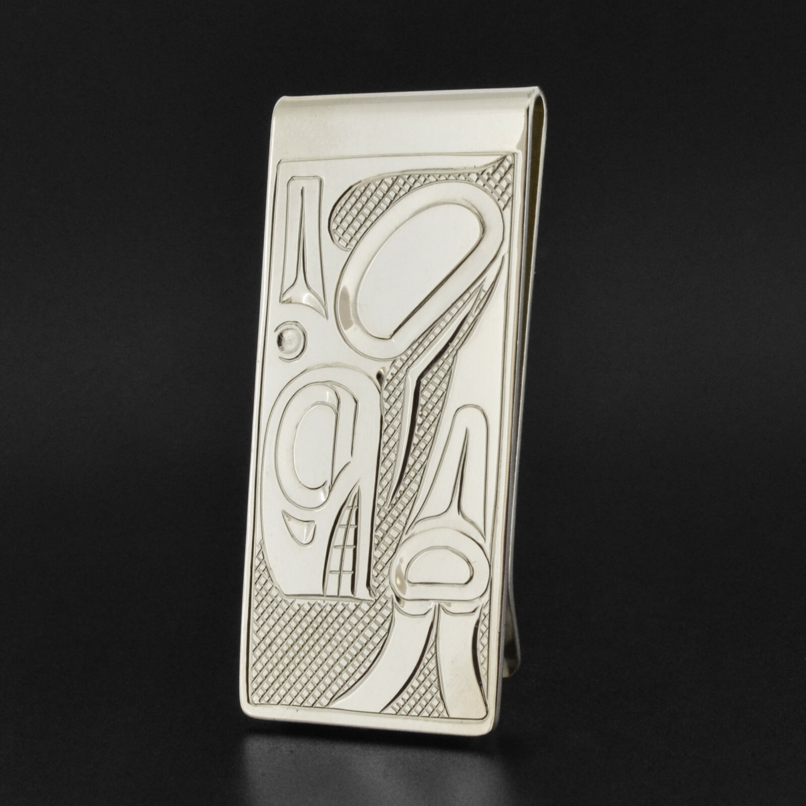 Silver Moneyclip Billfold 2" x 1" Northwest Coast Native American | eBay