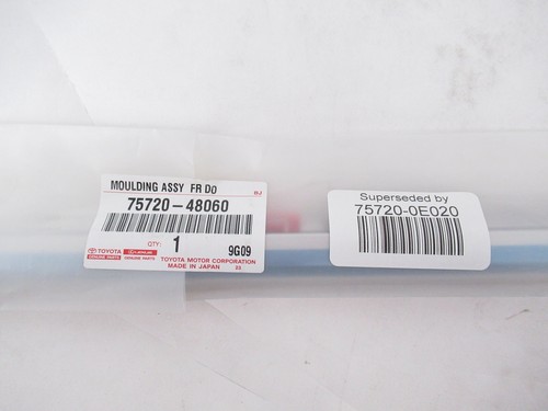 Genuine OEM Toyota Lexus 75720-0E020 Left Front Belt Molding 10-15 ...