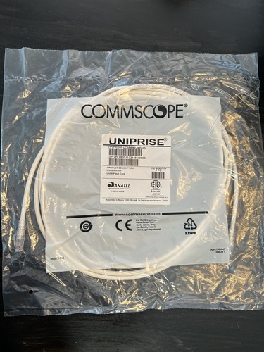 10 ft Commscope white CAT 6 ethernet patch cable. | eBay