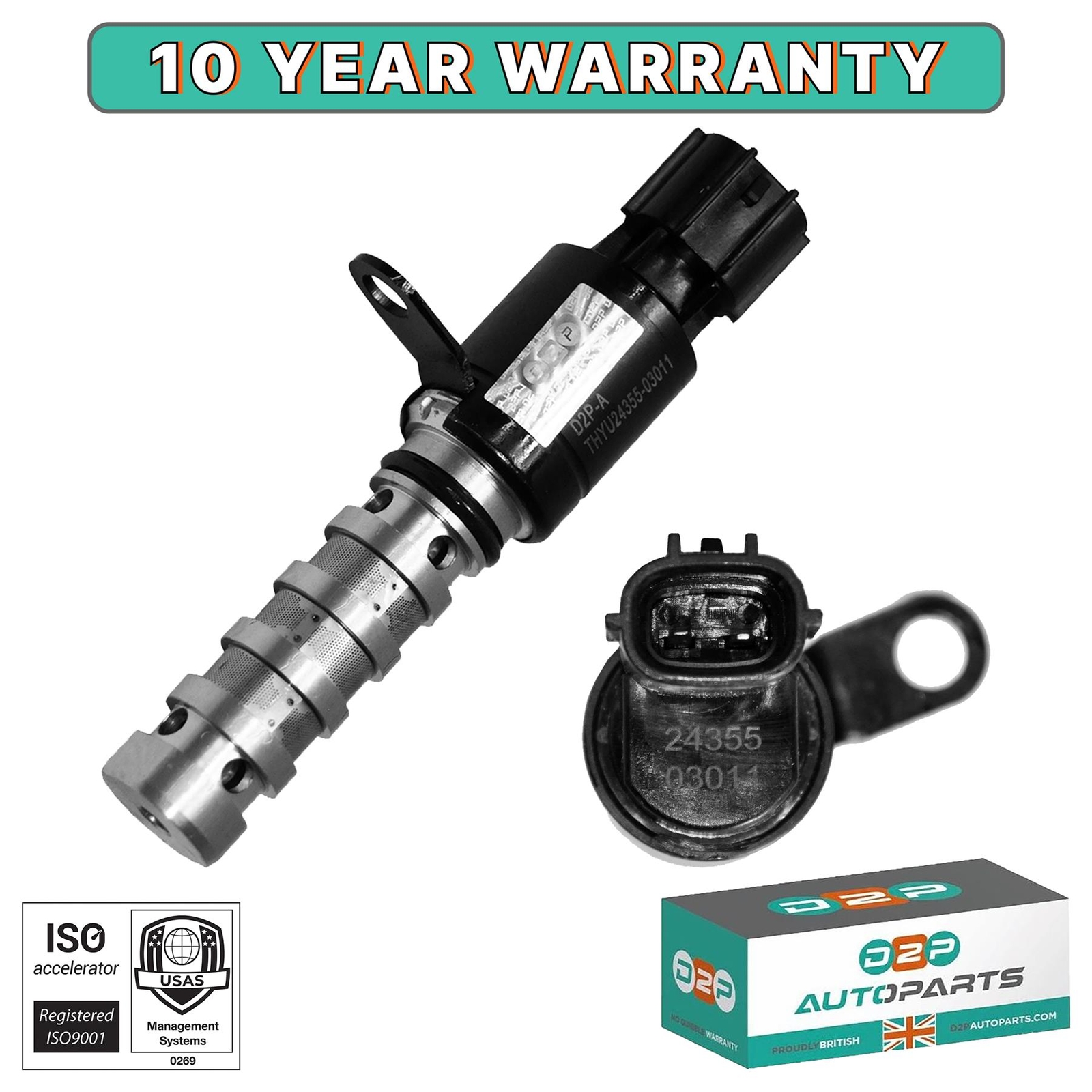 FOR HYUNDAI i10, i20 CAMSHAFT VARIABLE TIMING VALVE INTAKE 2435503011 ...