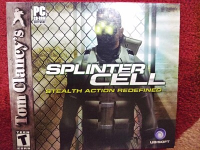 Tom Clancy's Splinter Cell Stealth Action Redefined PC CD-ROM 2002 | eBay