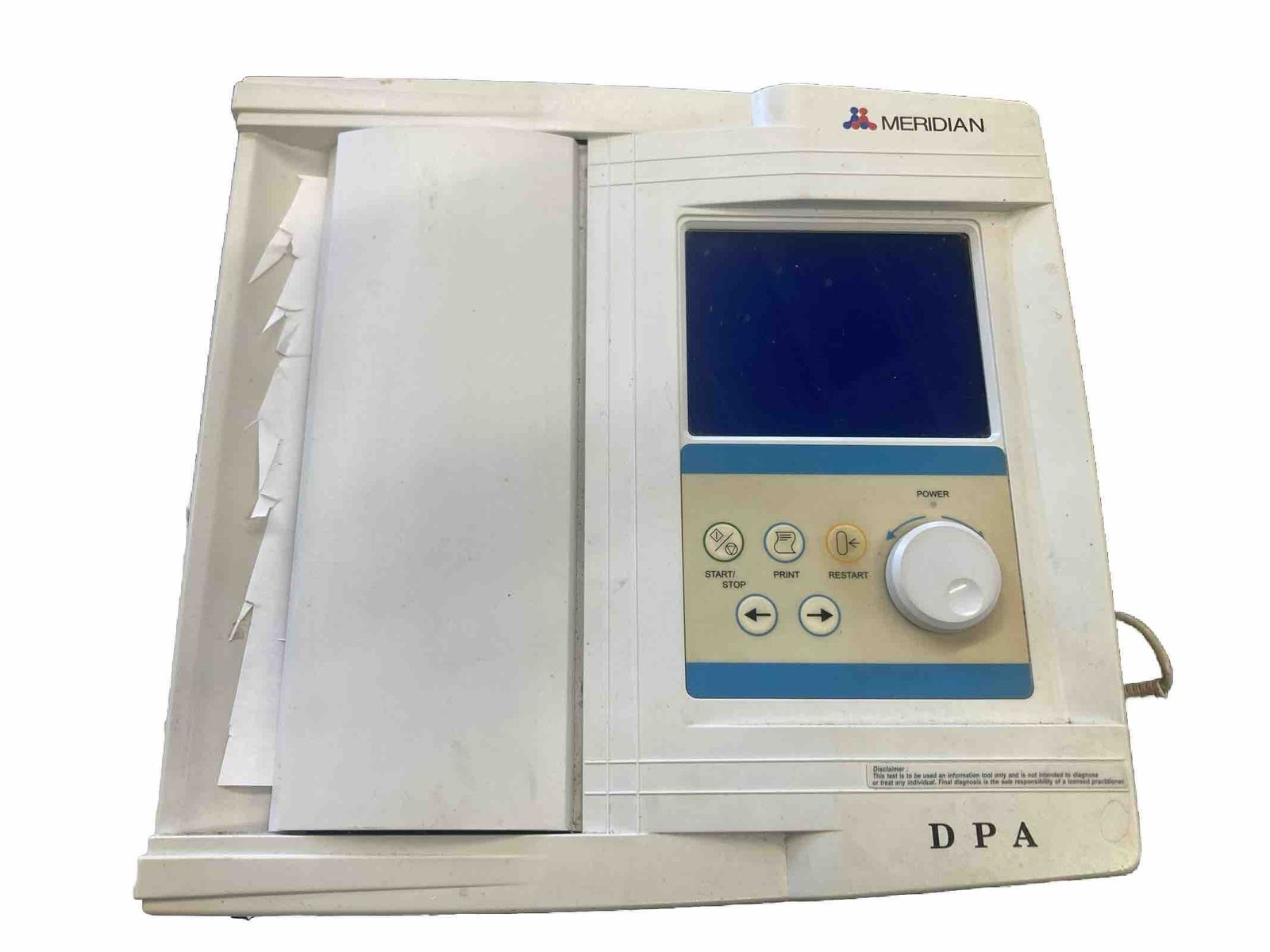 Meridian Digital Pulse Analyzer (DPA) Model McPulse - Cardiovascular ...