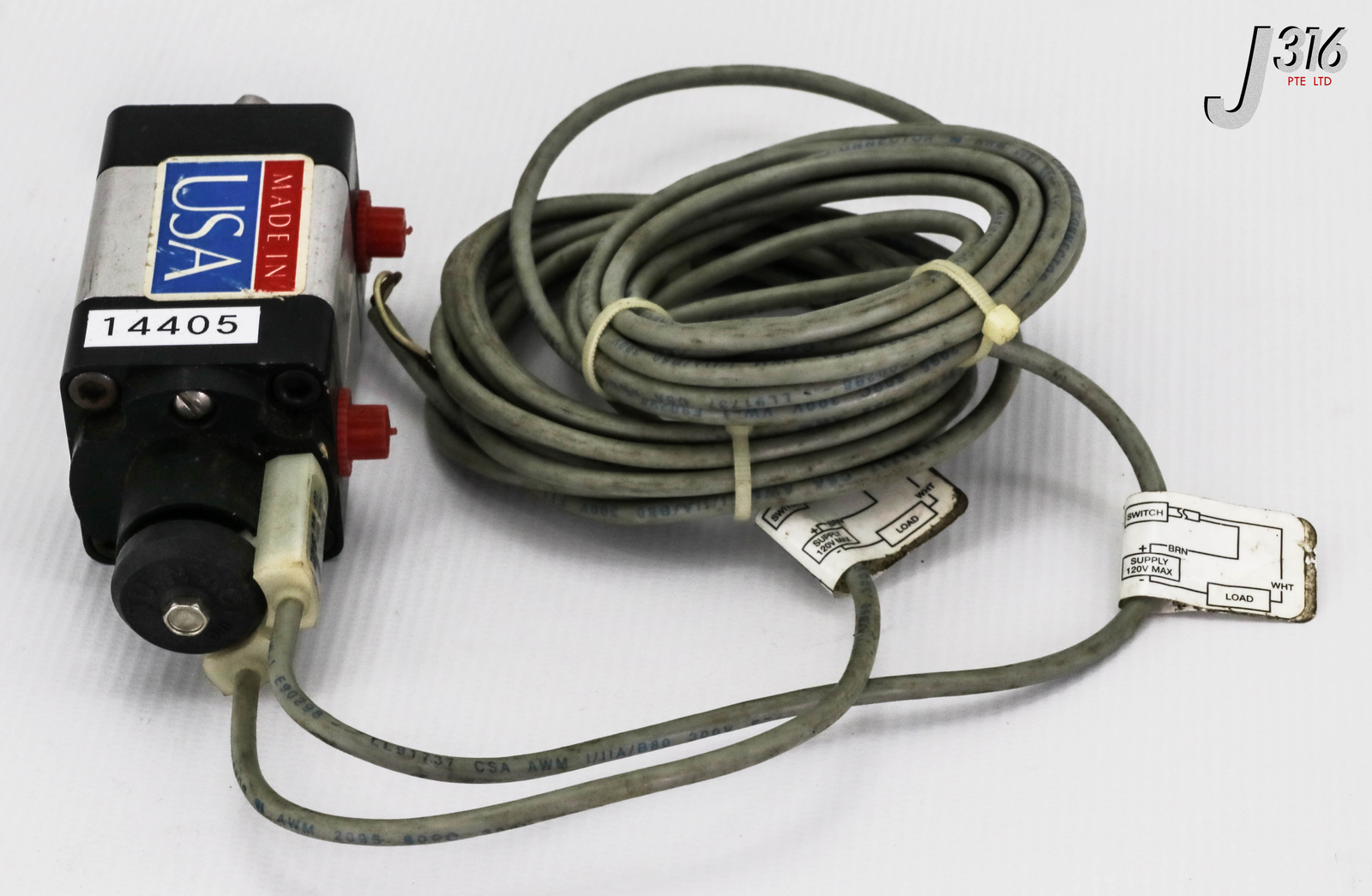 14405 TURN-ACT ROTARY VANE ACTUATOR WITH REED SWITCH, A177 032-A043 ...