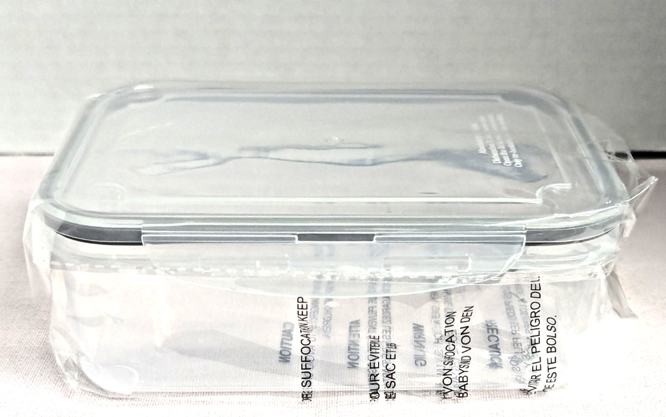 Ollie & Olivia Fish Design Insulated Lunch Box 2 Containers Cream Blue ...