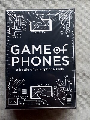 Game of Phones A Battle of Smartphone Skills Card Game NEW Factory ...