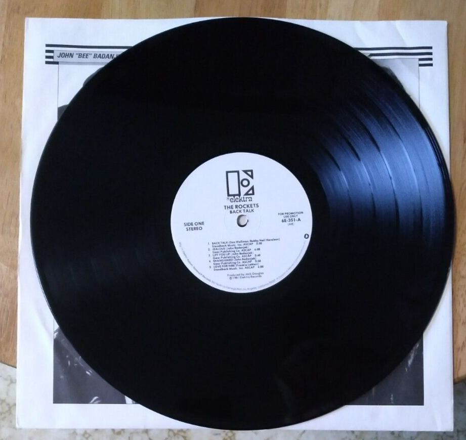 The Rockets Back Talk Elektra 6E-351 VG+ 33rpm LP | eBay