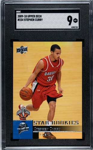 2009-10 Upper Deck UD #234 Star Rookie Rookies RC Stephen Steph Curry ...