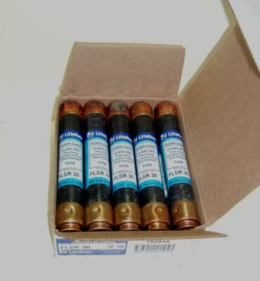 (10 Pcs) Littelfuse FLSR-30 FLSR030 30A, Dual Element Time-Delay Class ...
