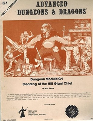 DUNGEONS AND DRAGONS ADVANCED DUNGEON MODULE 1 (STEADING By E. Gary ...