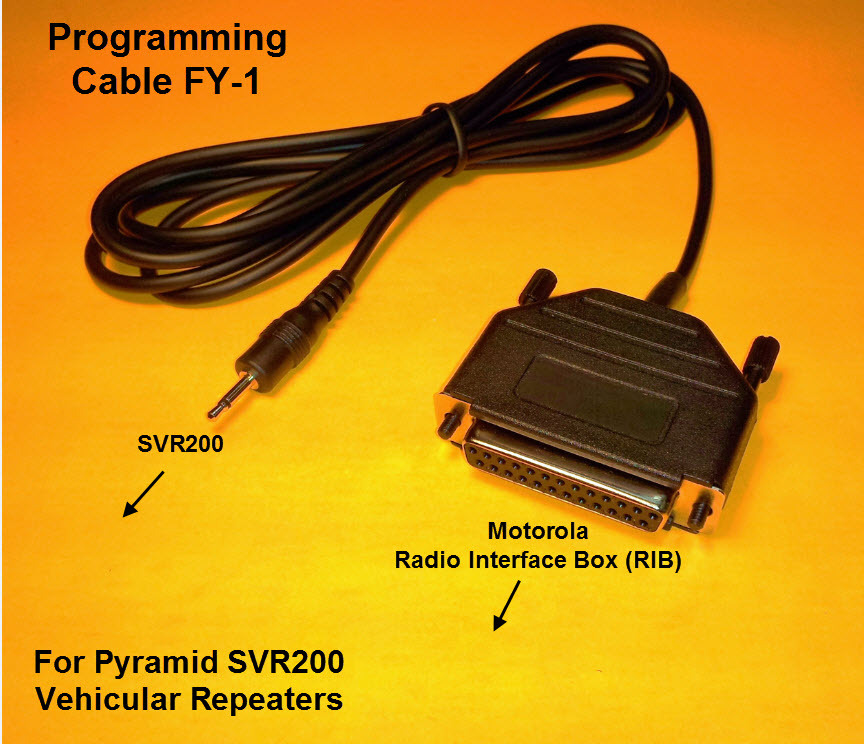 Programming RIB Cable Pyramid Vehicular Repeater SVR200 SVR 200 SVR-200 ...