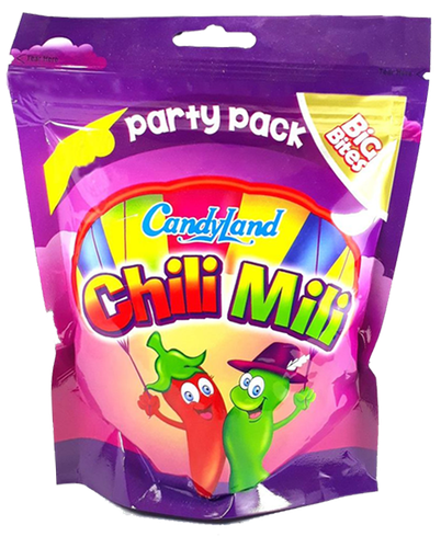 Candyland Chili Mili Party Pack Big Bites 125g [chili flavoured Jellies ...