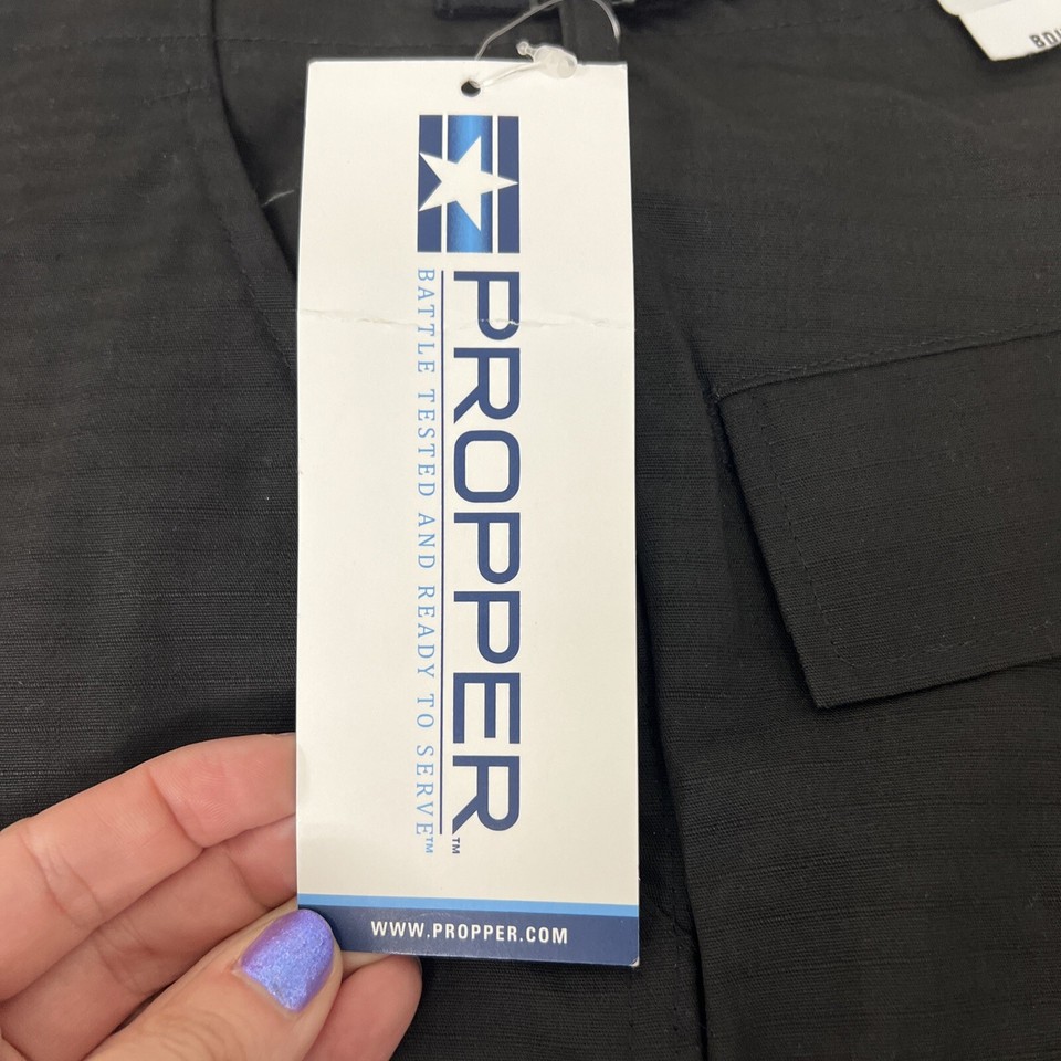 Propper BDU Trouser Zipfly Cargo Pants Size XL Reg , Black F5201-12 | eBay