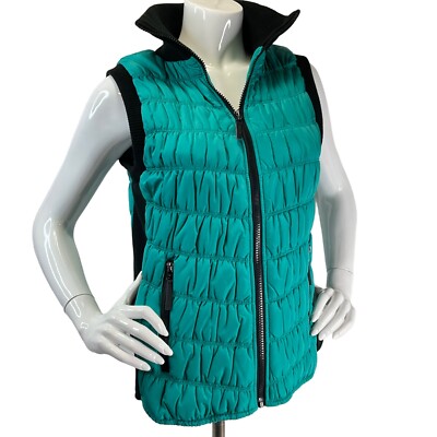 Calvin Klein Performance Vest Womens Sz Small Quilted Puffer Vest Soft ...