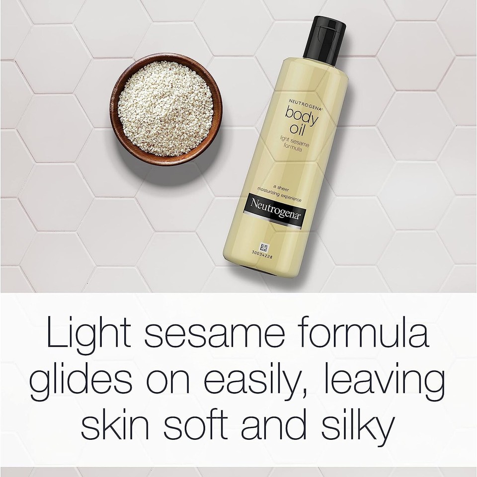 Neutrogena Body Oil Light Sesame Formula, 473ml MADE IN USA | eBay